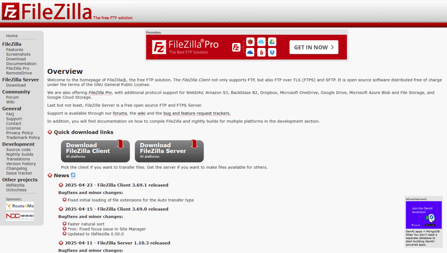 파일질라(FileZilla) 다운로드 FTP 서버 사용법 설치